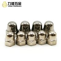 China Din 1587 Flanged Acorn Nut M16 M6 Polished Galvanized Passivated for sale