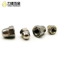 China Din 1587 Flanged Acorn Nut M16 M6 Polished Galvanized Passivated for sale