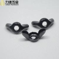China 16mm Self Locking Wing Nut For Tie Rod Aluminum Chrome Iron 8-32 Cast for sale