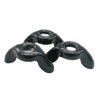China Black Stainless Wing Nuts A4-80 Finshed DIN316 SUS304 Material for sale