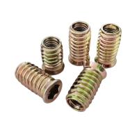 China ODM Wood Rivet Nut , M6 Metric Threaded Inserts For Wood Stress Relieving for sale