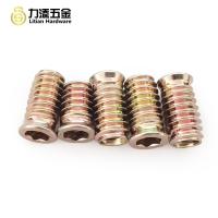 China ODM Wood Rivet Nut , M6 Metric Threaded Inserts For Wood Stress Relieving for sale