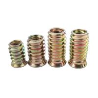 China ODM Wood Rivet Nut , M6 Metric Threaded Inserts For Wood Stress Relieving for sale