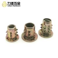 China Hexagon Wood Insert Lock Nut Zinc Plated Galvanized M10x12 Zinc Alloy for sale
