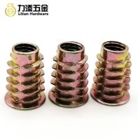 China Flanged Wood Insert Lock Nut M3 M4 M5 M6 M8 Thread For Furniture for sale