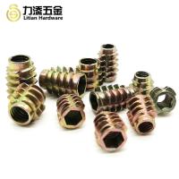 China OEM Hex Drive Threaded Inserts , M4 Wood Furniture Screw Inserts for sale