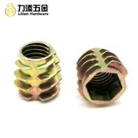 China Hex Recessed Nuts For Wood M5 M6 M8 M10 Galvanized GB Standard for sale
