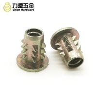 China Thorn Wood Insert Lock Nut , M10 Threaded Inserts For Wood SGS Approved for sale