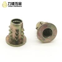 China Thorn Wood Insert Lock Nut , M10 Threaded Inserts For Wood SGS Approved for sale