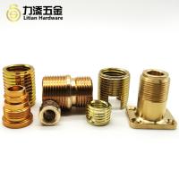 China OEM Precision CNC Machining Parts ,  Zinc Plated M5 Brass Inserts for sale