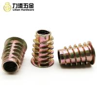 China Threaded Anchor Nuts For Wood Flanged M6 White Zinc Plating Spheroidizing for sale