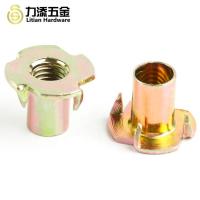 China Stainless Steel Wood Insert Lock Nut M6 M8 4 Pronged A2-70 Grade for sale