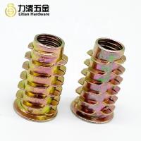 China JIS Steel Threaded Inserts For Wood Stress Relieving ODM Available for sale