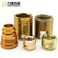 China Grade 12.9 Precision CNC Machining Parts Threaded Brass Inserts M8 For Wood for sale