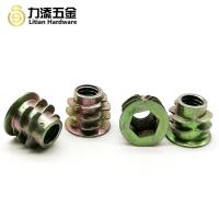 China ODM Wood Insert Lock Nut , Spheroidizing Furniture Insert Nut M8 for sale