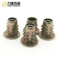 China Polished Anchor Nuts Furniture Threaded Inserts For Wood M3 M4 M5 M6 M8 for sale