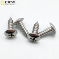 China Stainless steel cross large flat head tapping screws umbrella head tapping screws large round head tapping screws for sale