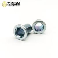 China Hex socket T head cap screw black zinc plated sleeve connector fix bolt for sale