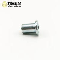 China Hex socket T head cap screw black zinc plated sleeve connector fix bolt for sale