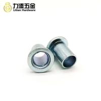 China Hex socket T head cap screw black zinc plated sleeve connector fix bolt for sale