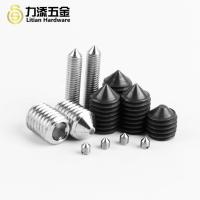 China DIN914 stainless steel taper sleeve hexagonal bolt to fix taper sleeve screw hexagonal plunger for sale