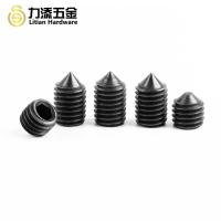 China DIN914 stainless steel taper sleeve hexagonal bolt to fix taper sleeve screw hexagonal plunger for sale