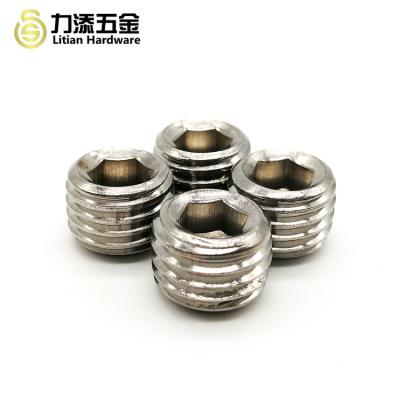 China DIN916 Stainless steel 304 grade 12.9 Alloy steel Hex Socket Set Screws Grub Screw for sale