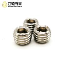 China DIN913 Hexagon Socket Set Screws With Flat Point SUS304 Material Grade 4.8 for sale