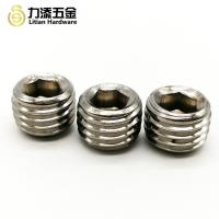 China DIN913 Hexagon Socket Set Screws With Flat Point SUS304 Material Grade 4.8 for sale