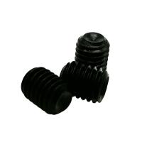 China DIN 916 Black Hexagon Socket , Grub Screw Cup Point Spring Set Screw Titanium for sale