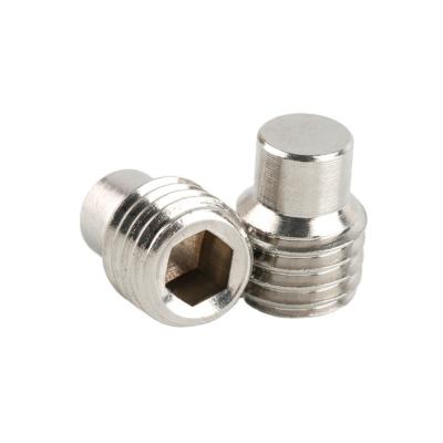 China DIN915 Stainless Steel Fillister , Hex Socket Head Set Screws Nickel Plated for sale