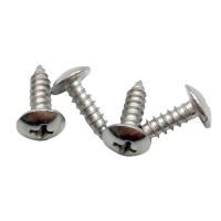 China Stainless steel Cross large flat head tapping screws umbrella head screws large cap screws for sale