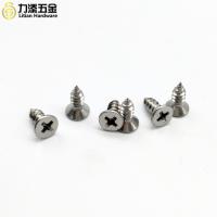 China ISO7380 Stainless Steel Countersunk head cross tapping screws for sale