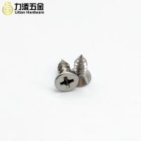 China ISO7380 Stainless Steel Countersunk head cross tapping screws for sale