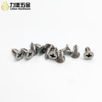 China ISO7380 Stainless Steel Countersunk head cross tapping screws for sale
