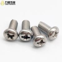 China Stainless steel 304 stainless steel round head screw pan head cross machine tooth screws for sale