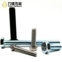 China Stainless steel hex bolts black hex bolts galvanized hex bolts for sale