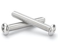 China ANSI Nickel Plated Machine Screws Din 7985 M4  White Zinc Plating for sale