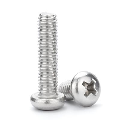 China 5mm Stainless Steel Pan Head Screws GB818 DIN7982 OEM Available for sale