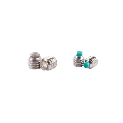 China DIN915 White Head Set Screw , OEM Precision Socket Set Screw for sale