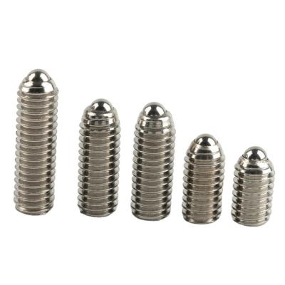 China Round Swivel Ball Bear Point Set Screw Black Oxide Finish Grade 12.9 for sale