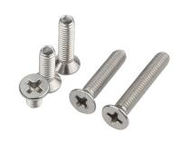 China China Manufacturer Stainless Steel Cross Countersunk Head Screw Fastener Pan Head for sale