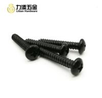 China 6mm Black Self Tapping Screws For Metal Aluminum Material Coloredplating for sale