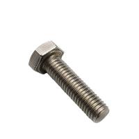 China DIN933 DIN931 A2 A4 types hex cap set screw hex head stainless steel screw SS304 SS316 hexagonal bolt nut for sale