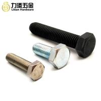 China DIN933 DIN931 A2 A4 types hex cap set screw hex head stainless steel screw SS304 SS316 hexagonal bolt nut for sale