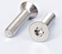 China White Flat Head Stainless Steel Screws Spheroidizing Treatment for sale