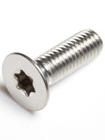 China White Flat Head Stainless Steel Screws Spheroidizing Treatment for sale