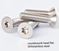 China White Flat Head Stainless Steel Screws Spheroidizing Treatment for sale