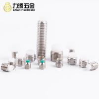 China DIN915 M4 Stainless Steel Screws With Nylon Tip Grade 10.9 Spheroidizing for sale
