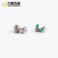 China DIN915 M4 Stainless Steel Screws With Nylon Tip Grade 10.9 Spheroidizing for sale